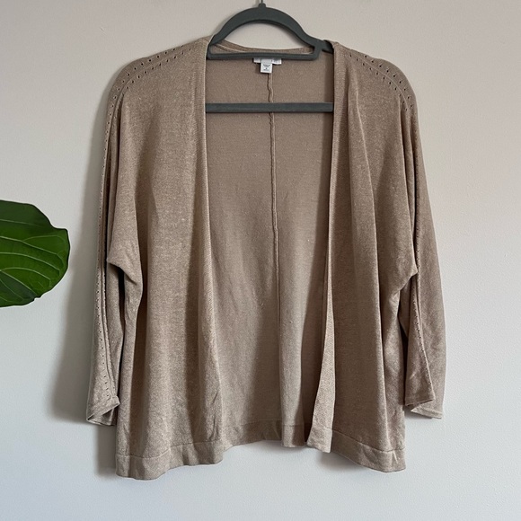 J. Jill | Sweaters | J Jill Linen Blend Open Front Cardigan | Poshmark